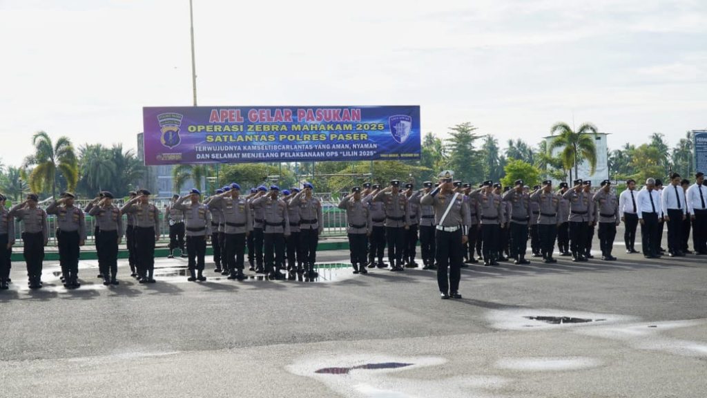 Polres Paser Mulai Operasi Zebra Mahakam 2025, Turunkan 65 Personel Gabungan - RADAR MEDIA